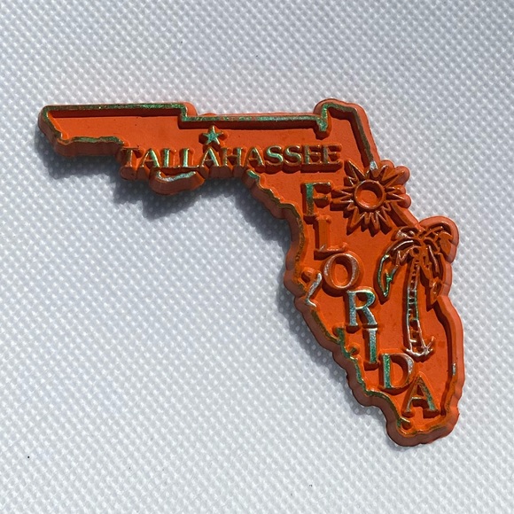 Kitchen | Vintage State Of Florida Shape Magnet | Poshmark